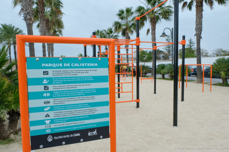 Inaugurado un nuevo parque de calistenia en la ciudad - Transparencia